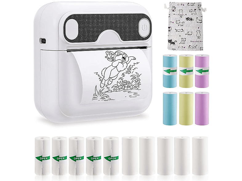 KINSI A32 Mini Text Etikett Fotodrucker | MediaMarkt