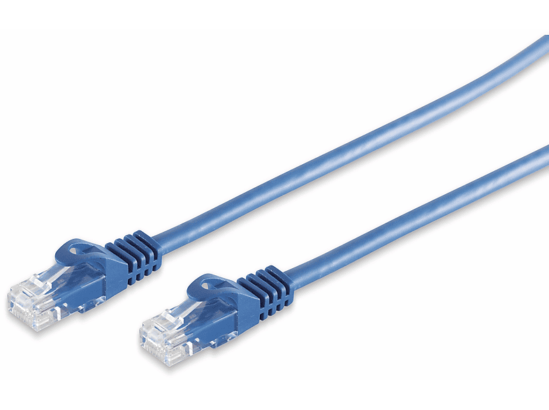 S/CONN MAXIMUM CONNECTIVITY RJ45 Patchkabel CAT 7 Rohkabel U/UTP blau ...