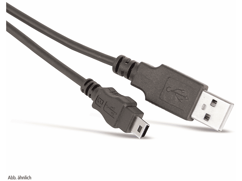S/CONN USB-Mini Kabel USB-A-St./USB-B-Mini 5-pin St. 2m USB Kabel ...