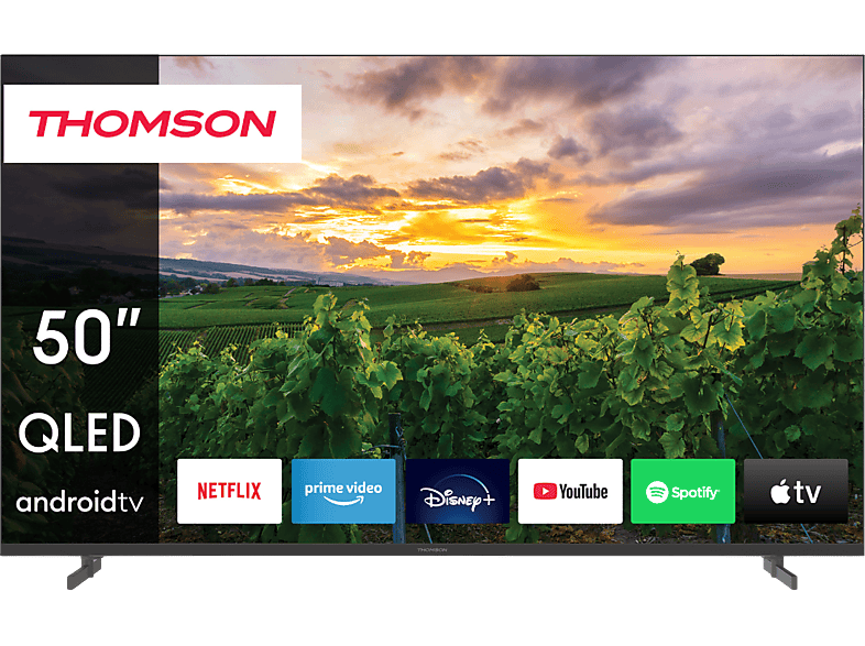 THOMSON 50QA2S13 QLED TV (Flat, 50 Zoll / 126 cm, UHD 4K, SMART TV ...