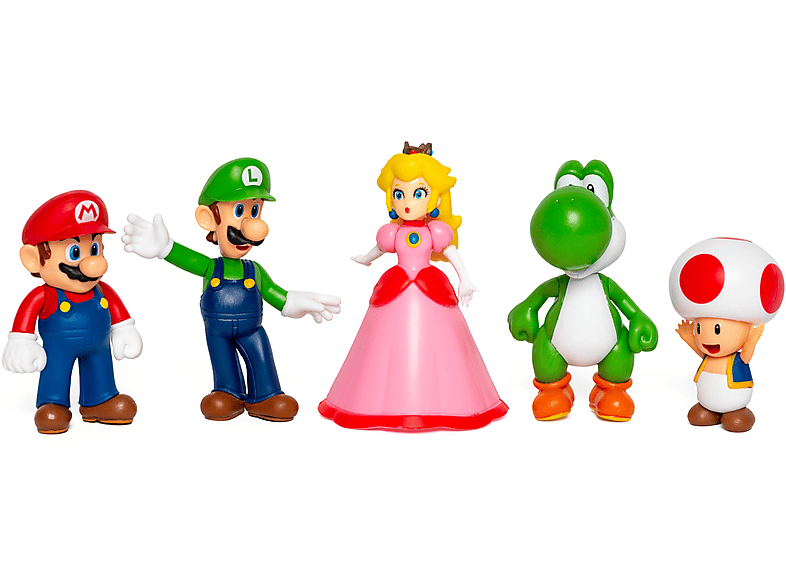 91726 SUPER MARIO FIGUREN 6,5CM 5ER SET | MediaMarkt