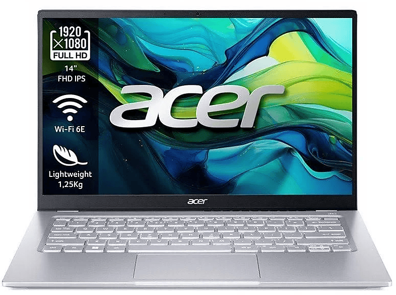 ACER Swift Go 14 SFG14-41-R7PA, Laptop, mit 14 Zoll Display, AMD Ryzen ...