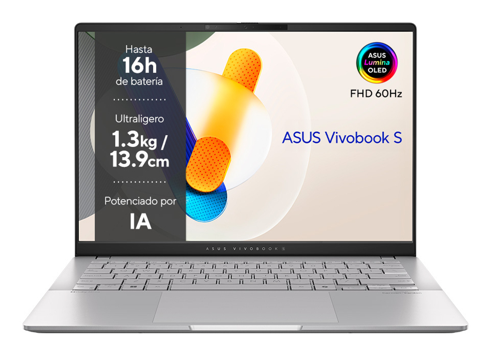 ASUS VivoBook S 14 OLED M5406NA-QD082W, Laptop mit 14 Zoll Display, AMD ...