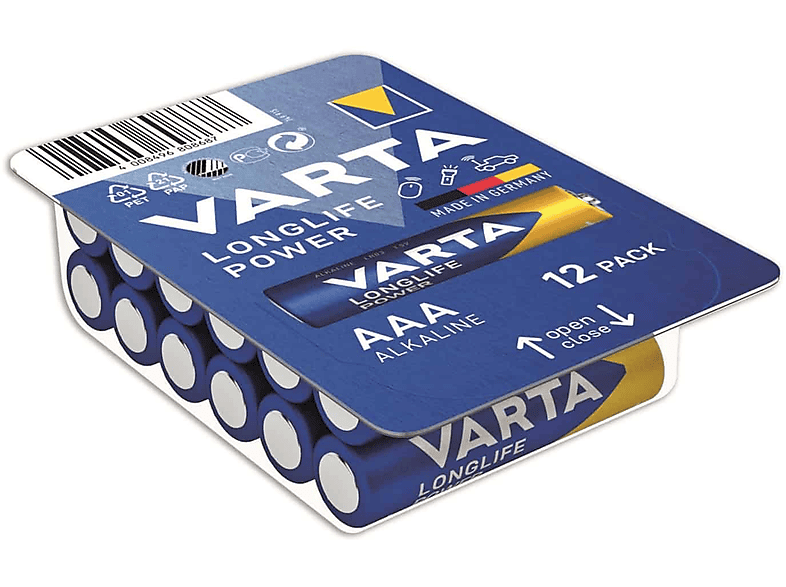 VARTA Micro-Batterie LONGLIFE, Power, 12er Box Mando distancia ...