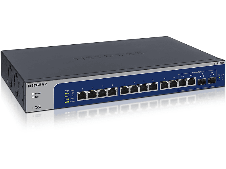 NETGEAR NETGEAR XS512EM Managed L2 10G Ethernet (100/1000/10000) 1U ...