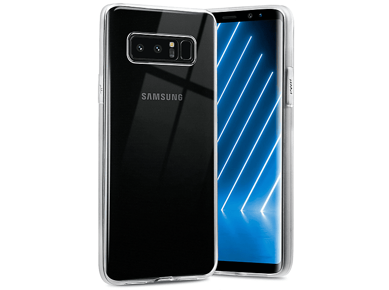 ONEFLOW Clear Case, Backcover, Samsung, Galaxy Note 8, Crystal-Clear ...