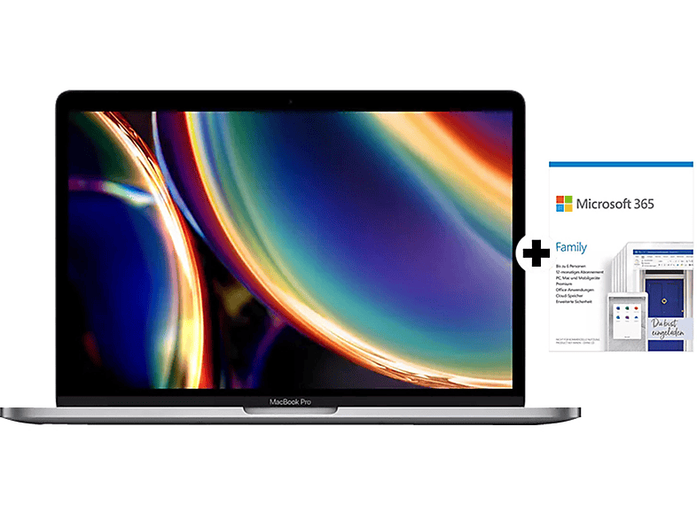 APPLE APPLE 2654593 INKL. M365 FAMILY, Notebook, mit 13,3 Zoll Display ...