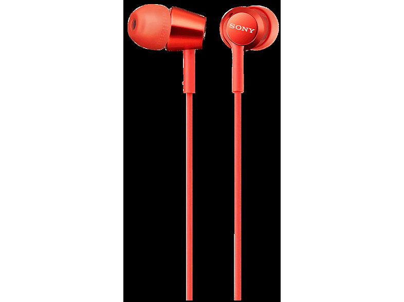 Auriculares de botón | MDREX155APR.AE SONY, Intraurales, Rojo | MediaMarkt