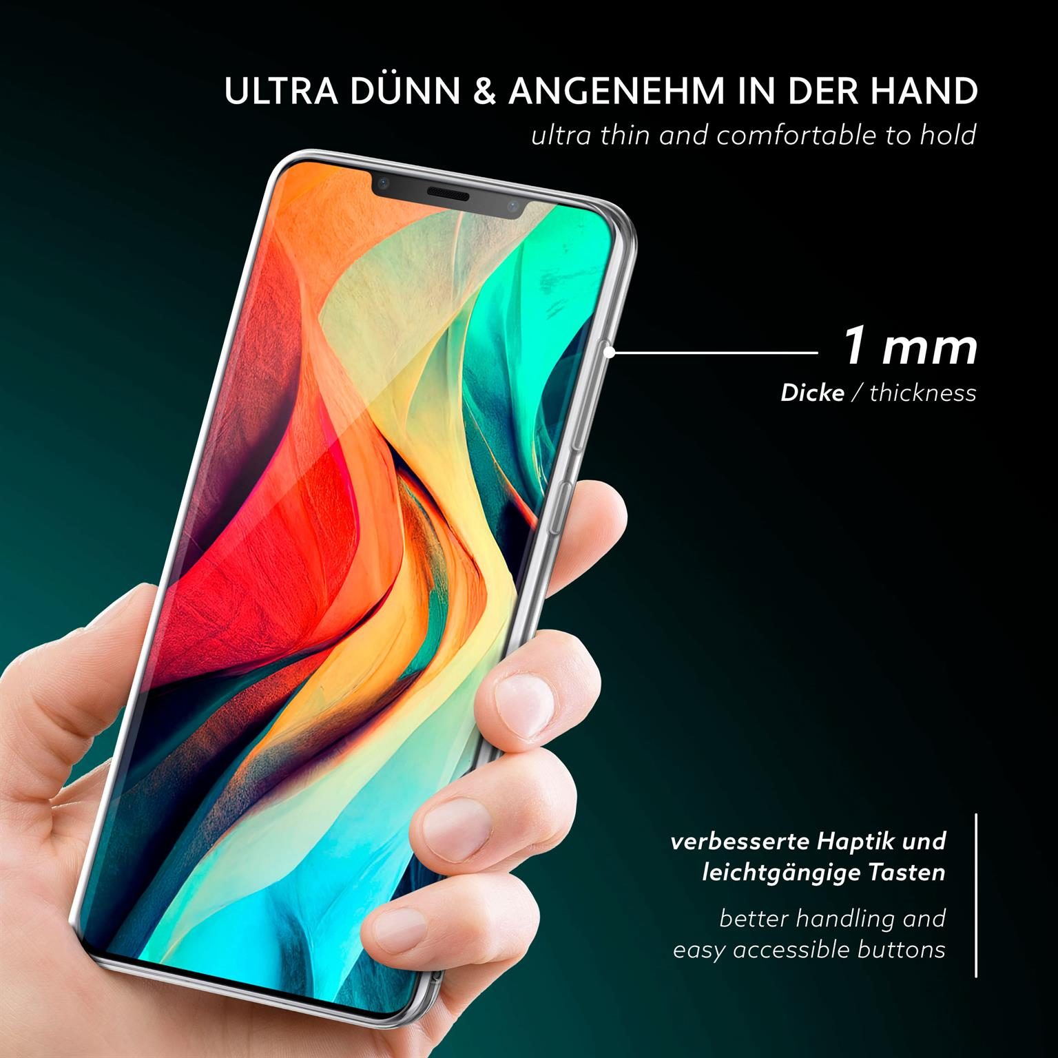 MOEX Aero Case, Backcover, Huawei, Mate 50 Pro, Crystal-Clear | MediaMarkt