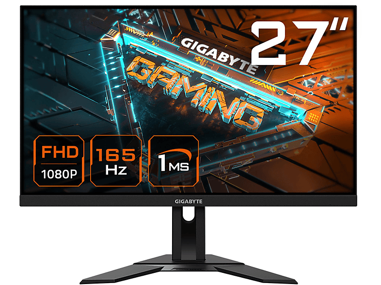 GIGABYTE 12194056 27 Zoll Full-HD Gaming Monitor (1 ms Reaktionszeit ...