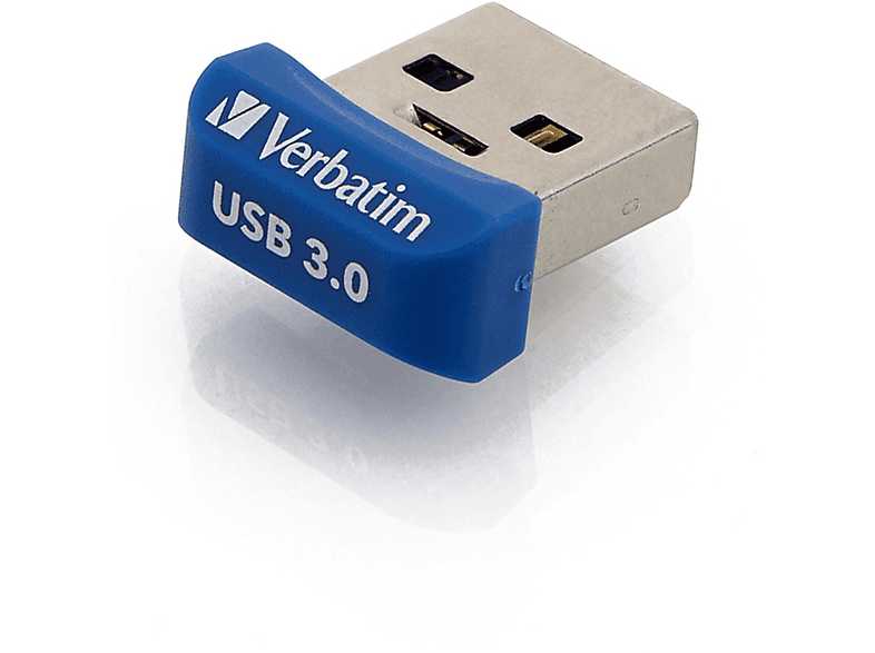 VERBATIM Store 'n' Stay NANO - USB-Stick 3.0 32 GB - Blauw USB 3.0 32 ...