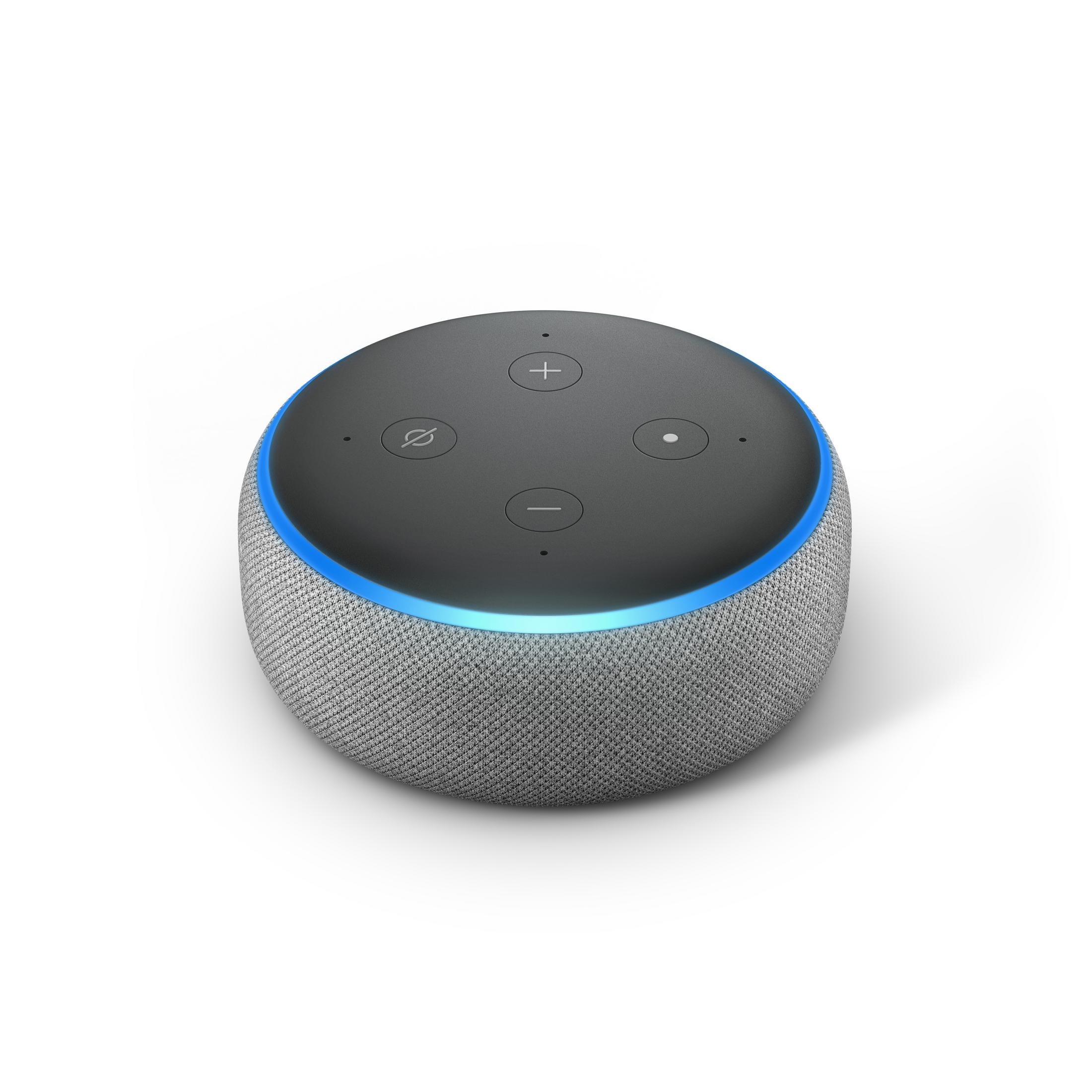 AMAZON ECHO DOT GREY (3RD GEN.) Smart Speaker, Grau | SATURN