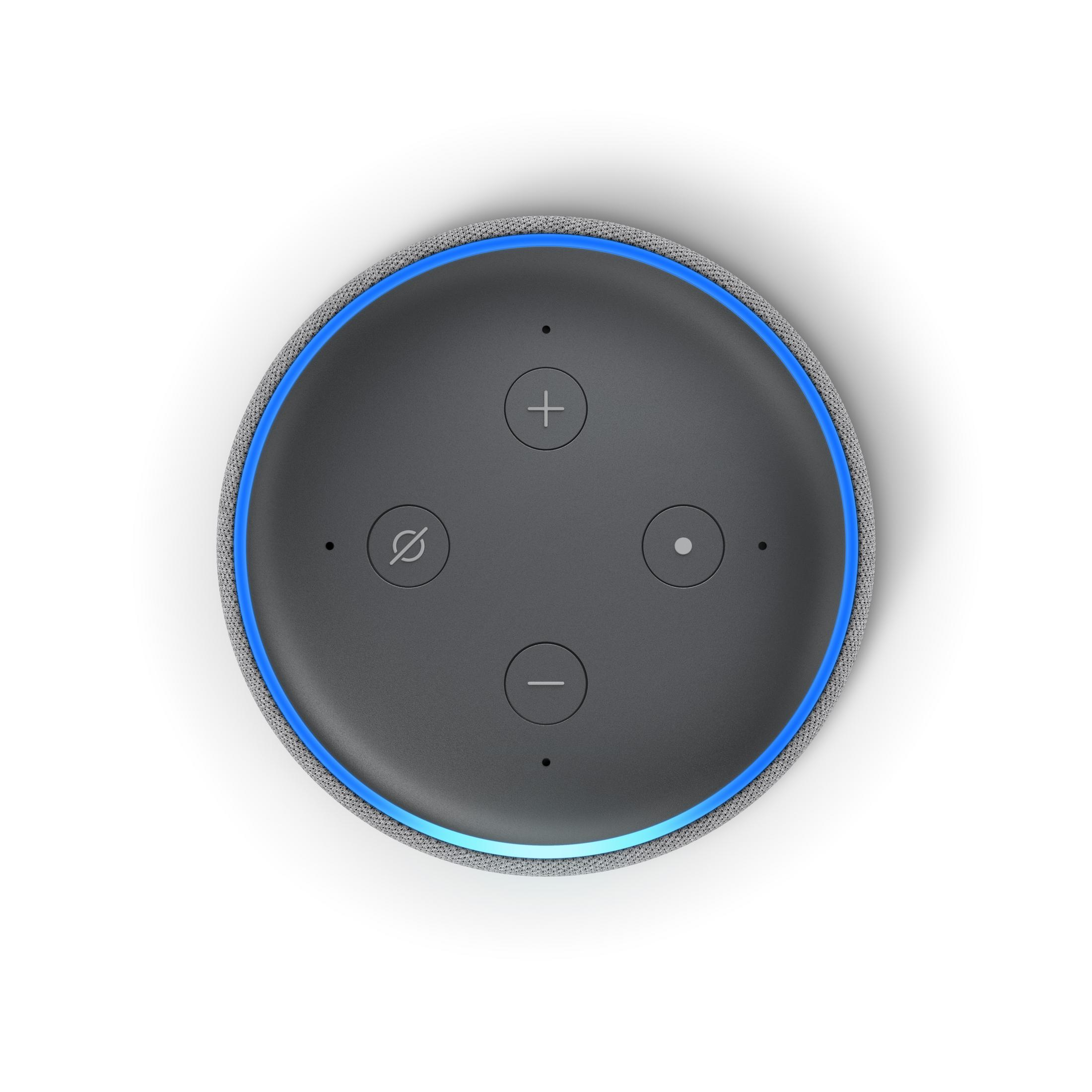 AMAZON ECHO DOT GREY (3RD GEN.) Smart Speaker, Grau | SATURN