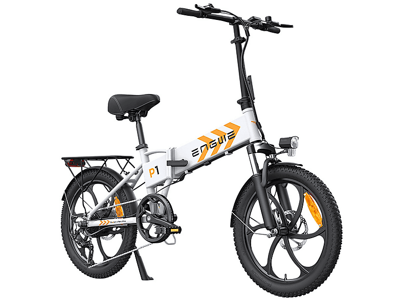 ENGWE P1 Citybike (Laufradgröße: 20 Zoll, Unisex-Rad, 468Wh, Weiß ...