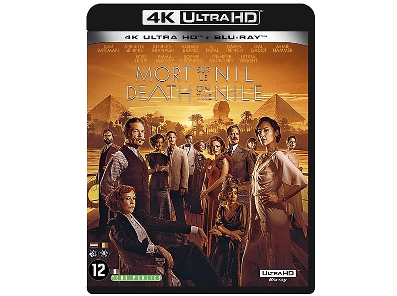 Death On The Nile (4K Ultra HD Blu-ray) (Import geen NL ondertiteling ...
