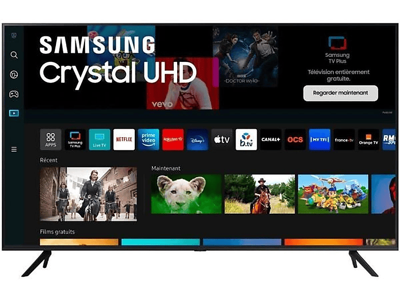 TV LED 43" | SAMSUNG TU43CU7025KXXC, UHD 4K, Processor, Smart TV, Black ...