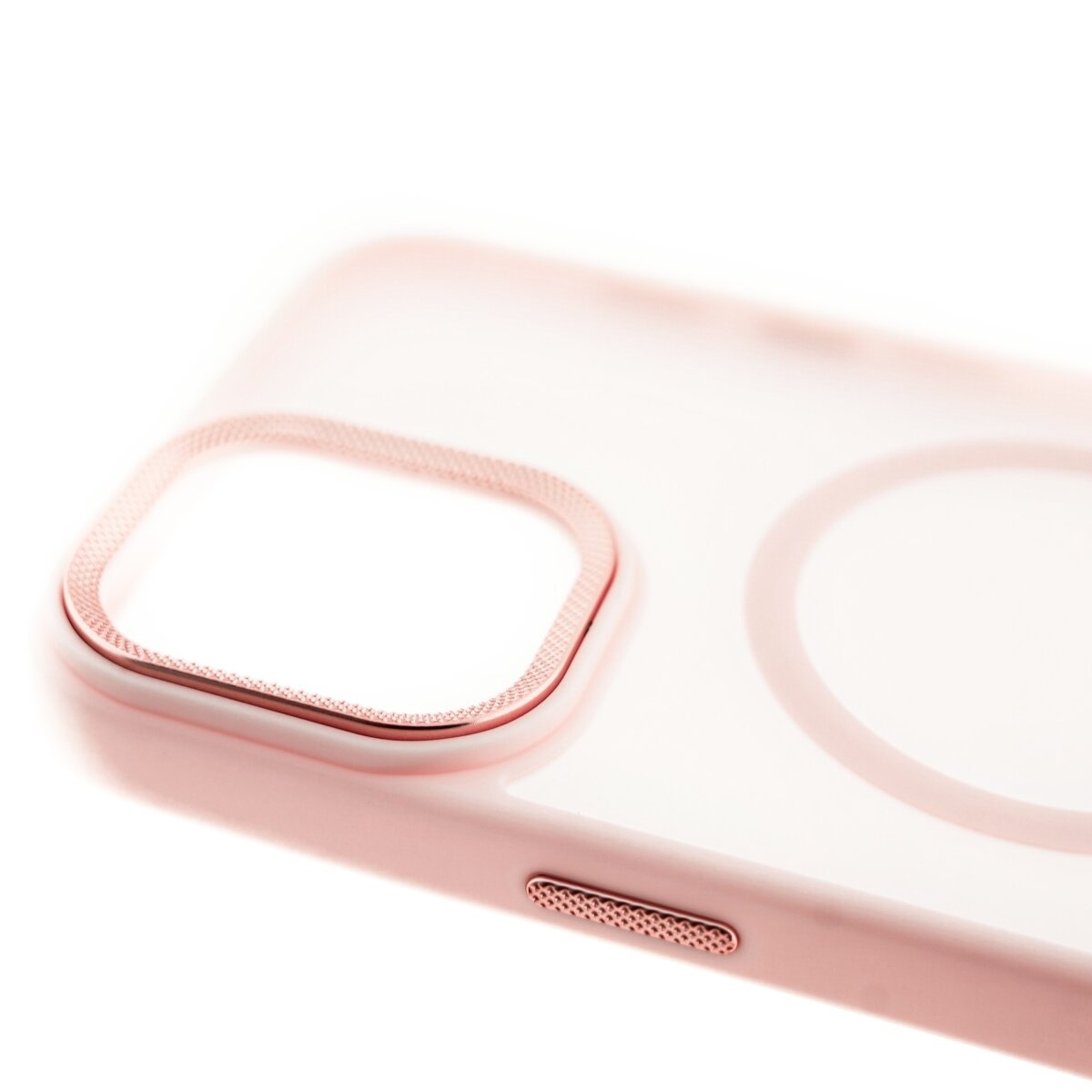 COFI Roma Case MagSafe Matte case Telefoon hoesjes voor Apple iPhone 15 Lichtroze | MediaMarkt