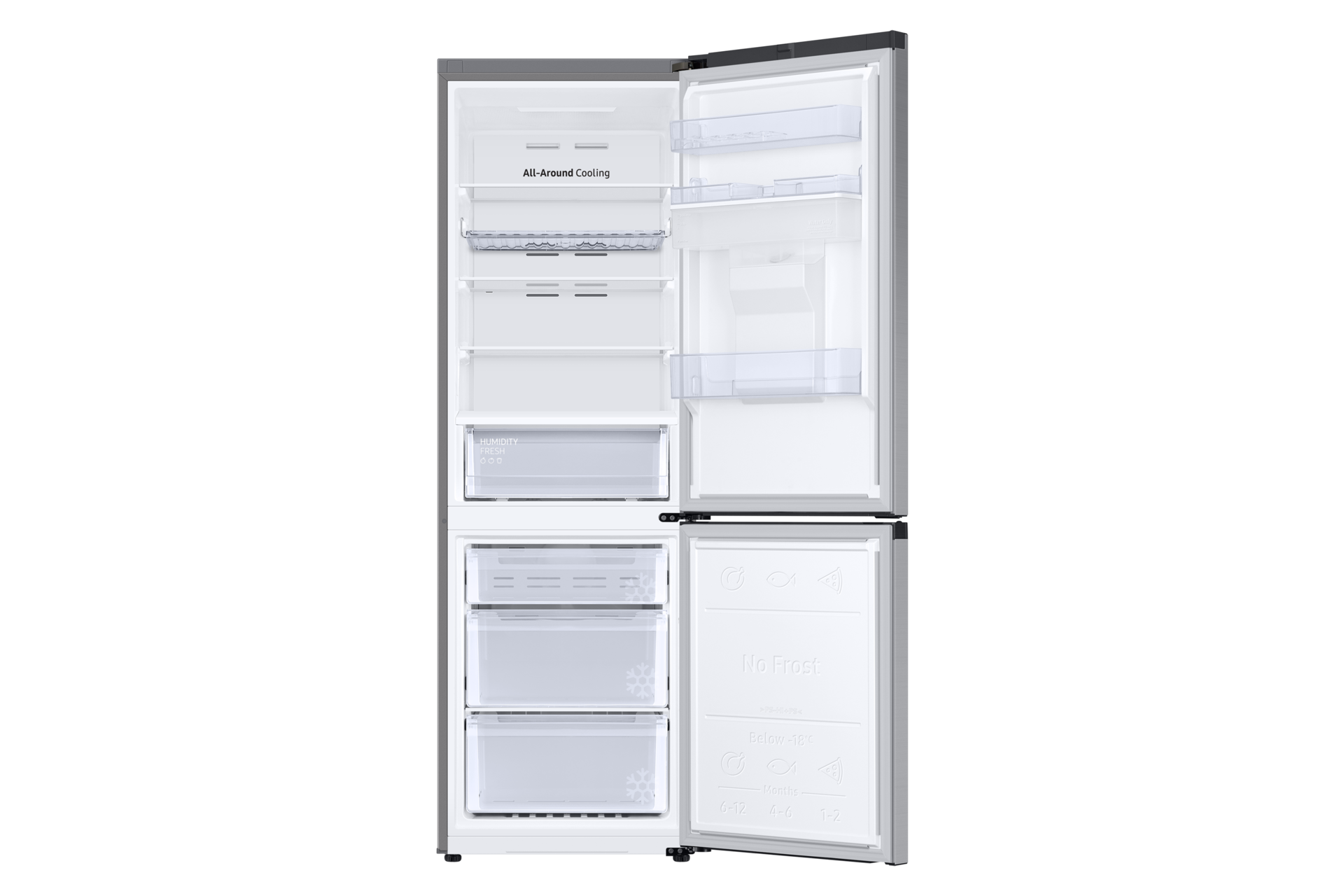 SAMSUNG RL 34 C652CSA/EG Kühlgefrierkombination (C, 163 kWh, 1853 mm ...