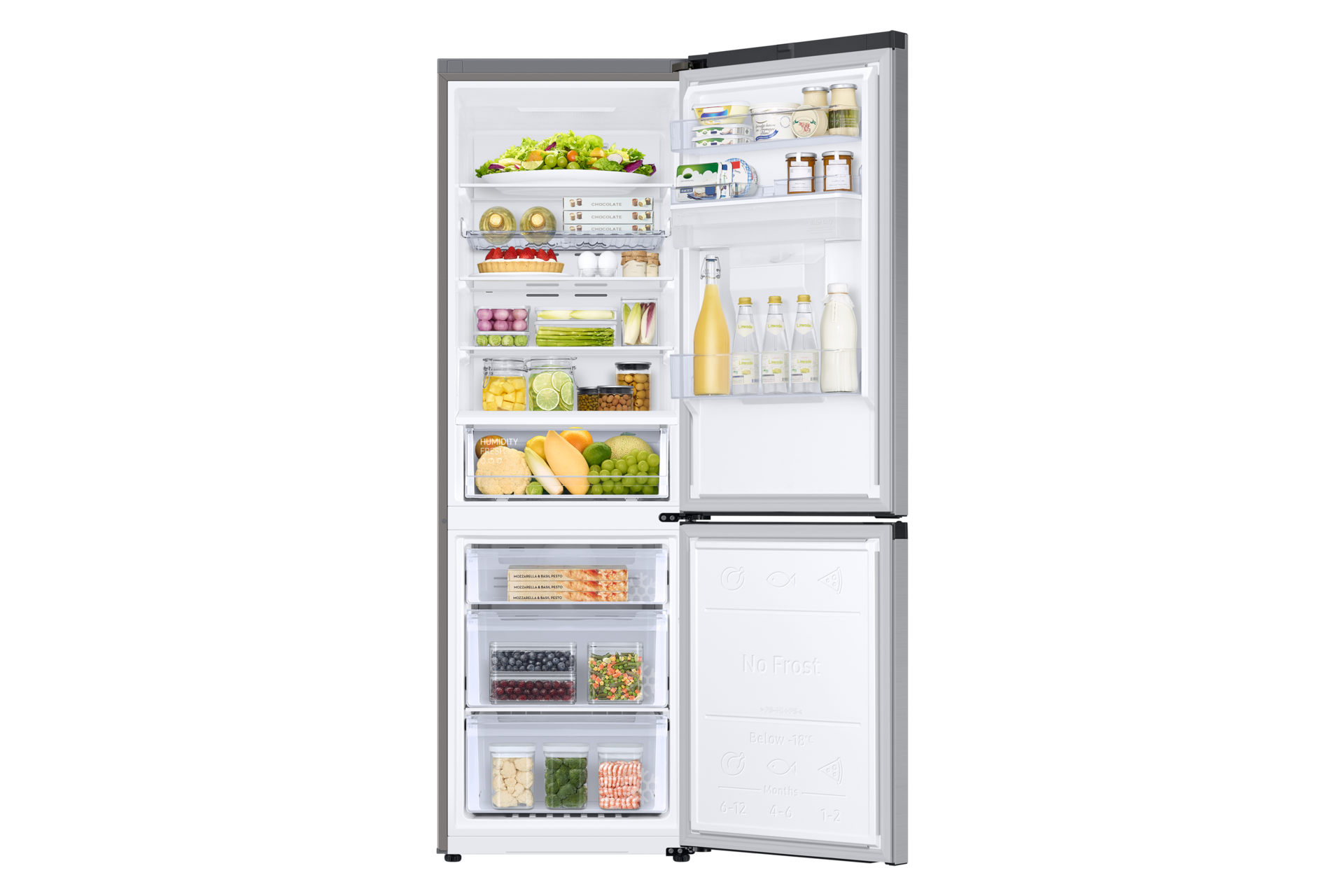 SAMSUNG RL 34 C652CSA/EG Kühlgefrierkombination (C, 163 kWh, 1853 mm ...