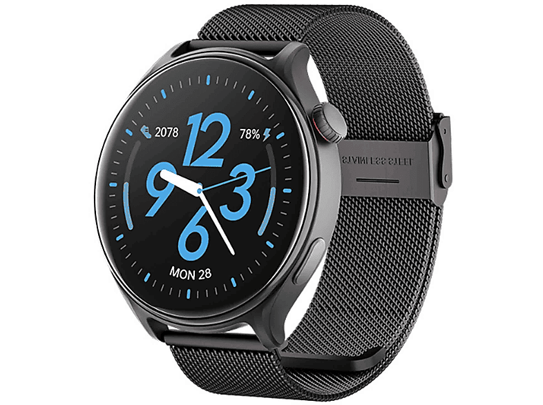 KINSI GTR2 Sportuhr Smartwatch Silikon, 120-200mm, Schwarz | MediaMarkt
