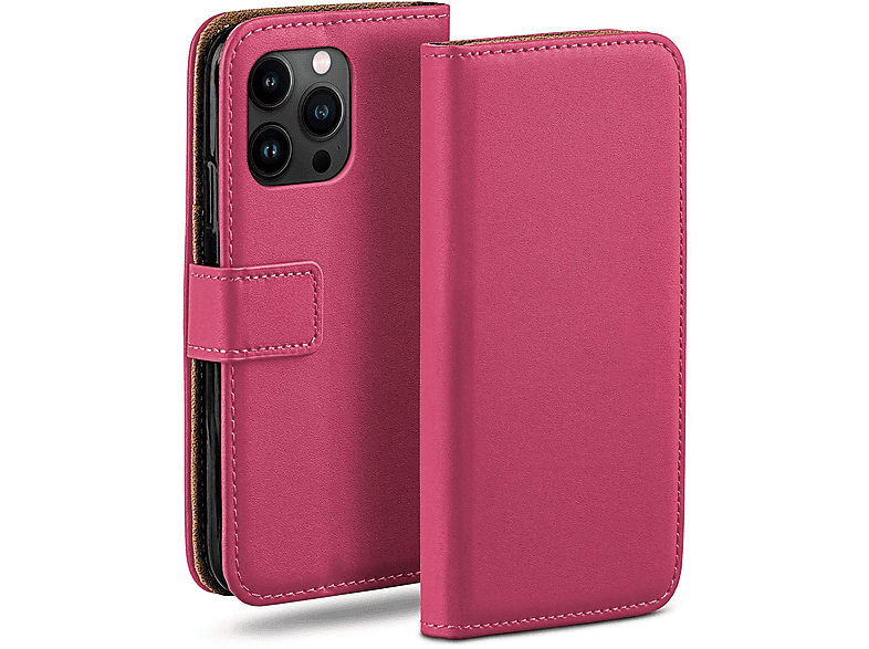 MOEX Book Case, Bookcover, Apple, iPhone 15 Pro Max, Berry-Fuchsia | MediaMarkt