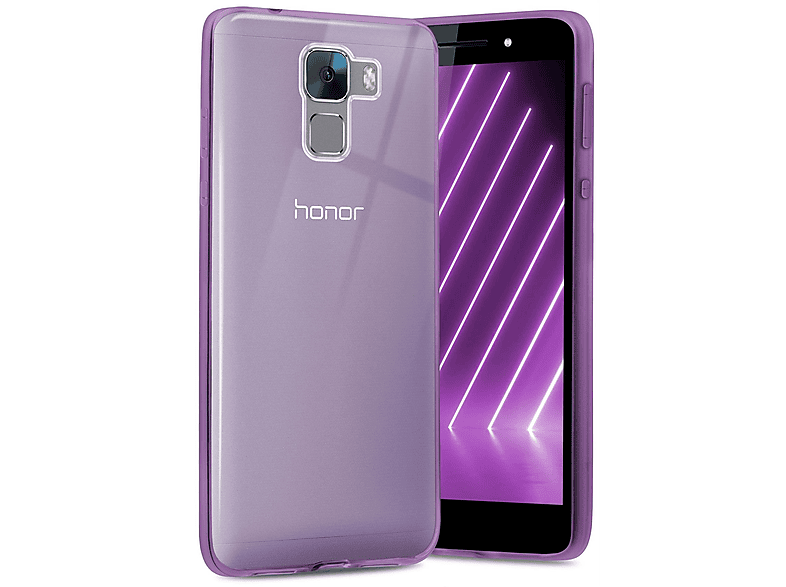 ONEFLOW Clear Case, Backcover, Huawei, Honor 7, Violescent | MediaMarkt
