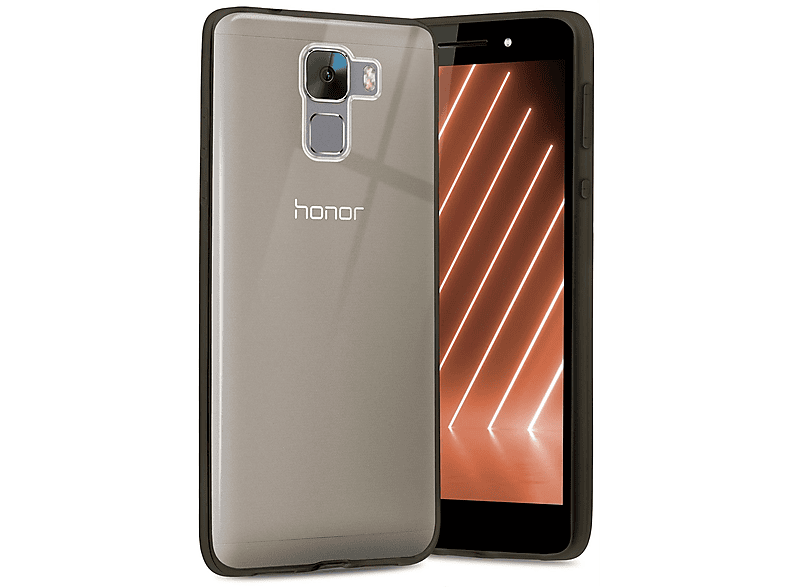 ONEFLOW Clear Case, Backcover, Huawei, Honor 7, Anthracite-Gray ...