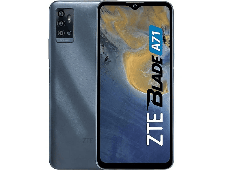 ZTE A71, Gris, Móvil FreeDOS (Sin sistema operativo), 64 GB, 3 GB RAM ...