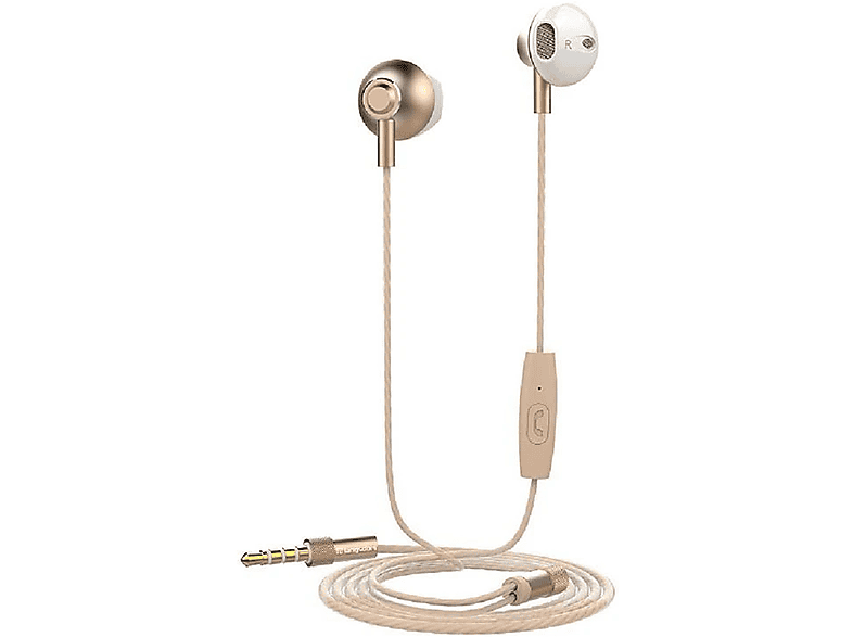 MUVIT 3.5mm Semi-intra Jack, In-ear Kopfhörer Gold | MediaMarkt