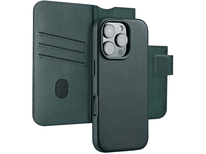 ACCEZZ Leather Bookcase 2-in-1 met MagSafe, Bookcover, Apple, iPhone 16 ...