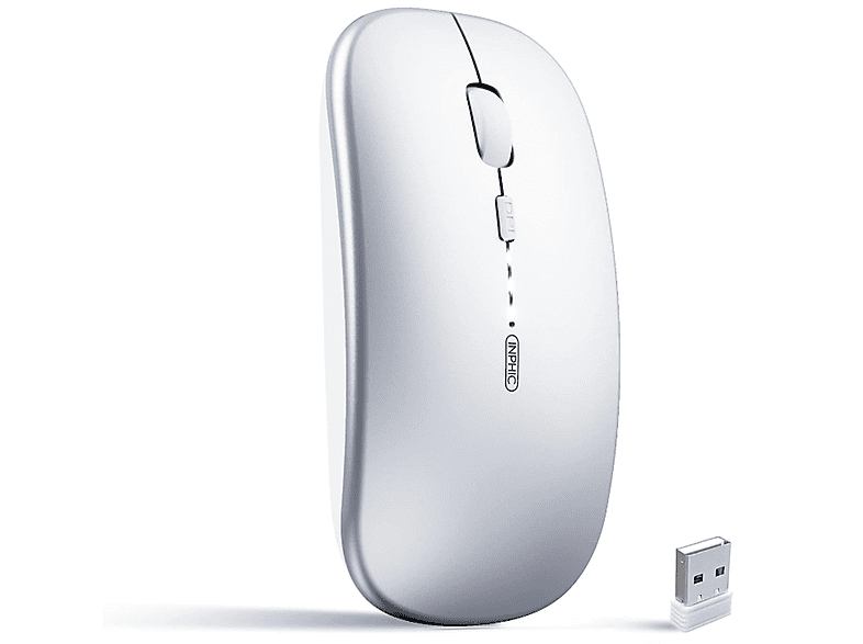 KINSI PM1, Tri-Mode Maus, Silber | MediaMarkt