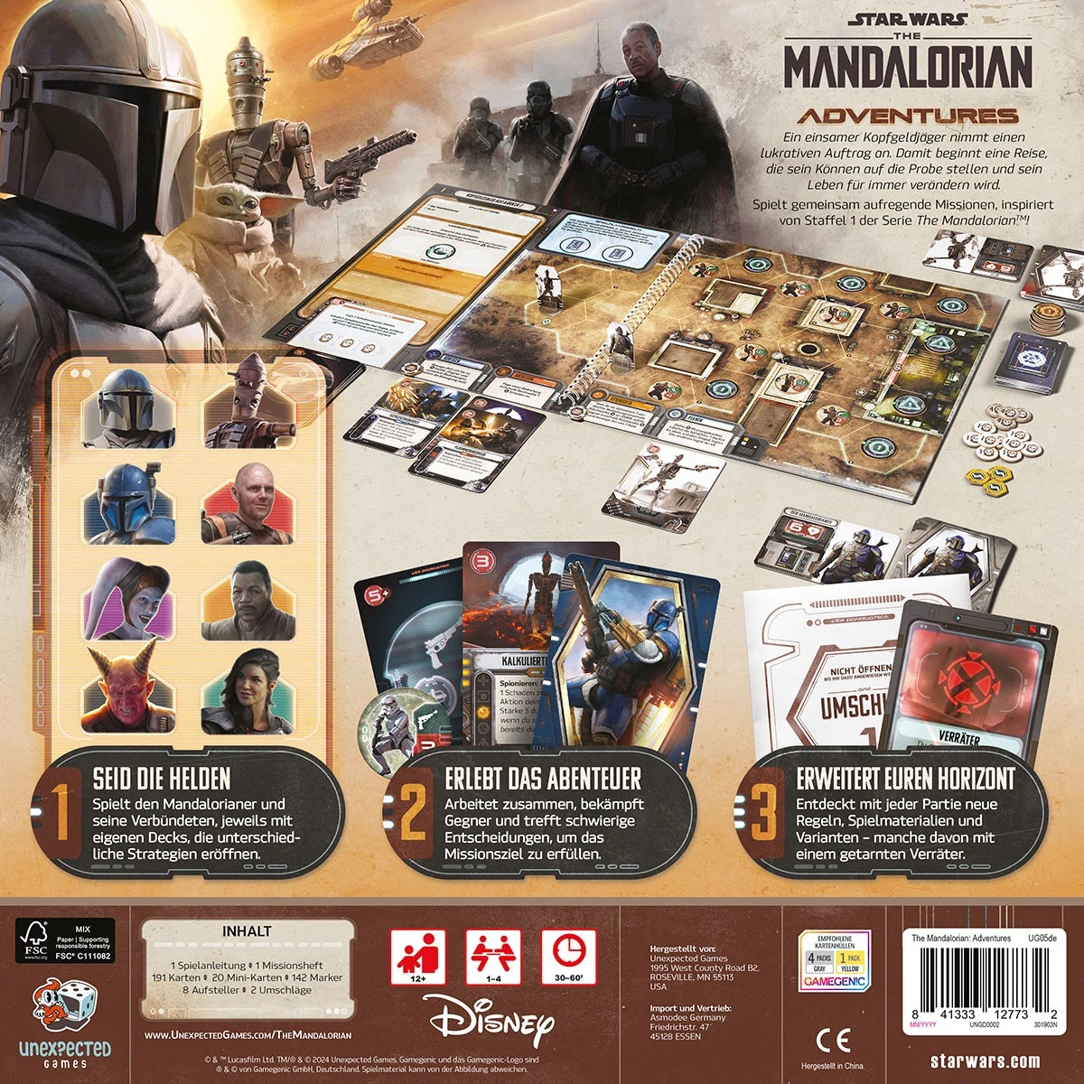 UNEXPECTED GAMES Star Wars: The Mandalorian Adventures DE ...