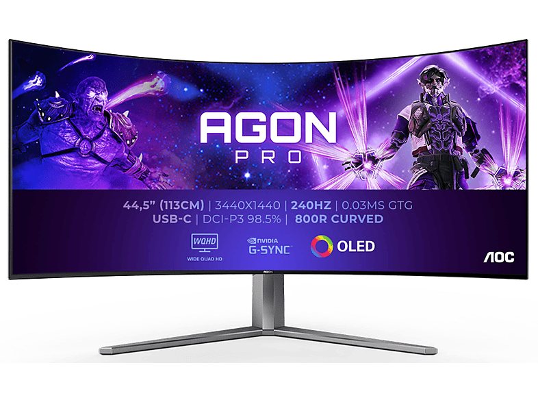 AOC AGON PRO AG456UCZD | 45 inch - 3440 x 1440 pixels (WQHD) - Oled ...