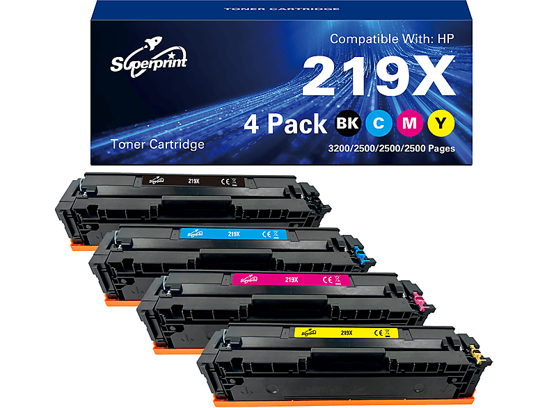 SUPERPRINT 219X Zwart, Cyaan, Magenta, Geel | MediaMarkt