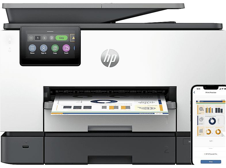 HP OfficeJet Pro 9130b Printer | MediaMarkt