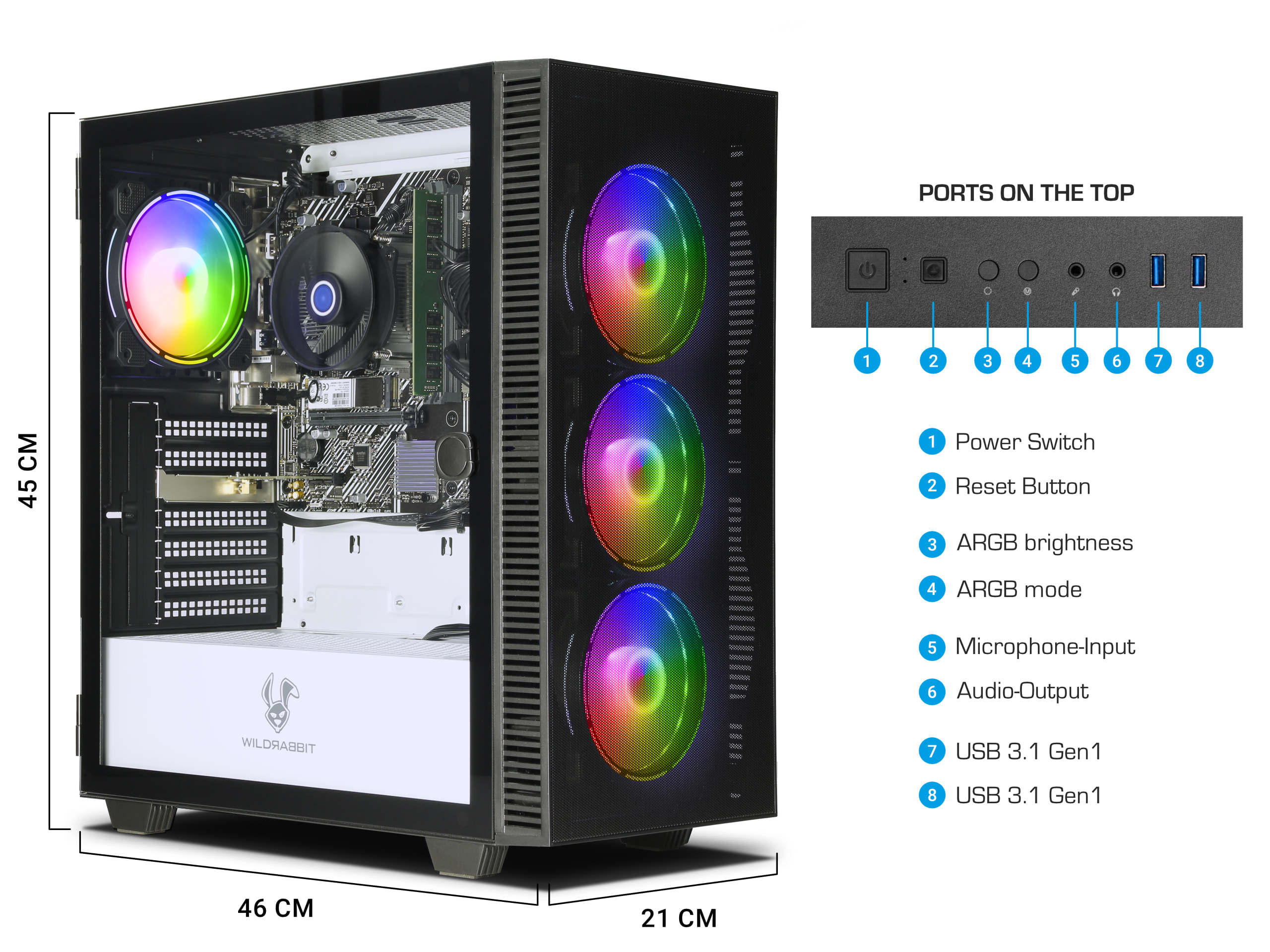 ANKERMANN-PC DESKTOP Upgrade V2 PC, Intel®, Intel Core i5-10400, 2.9 ...