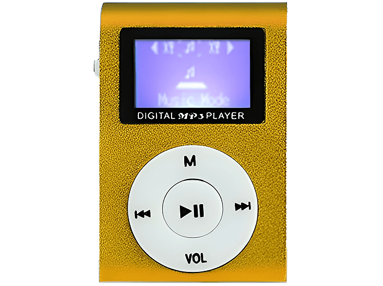 ENBAOXIN Mini Metall MP3-Player mit Clip Tragbarer MP3-Player (128 MB ...