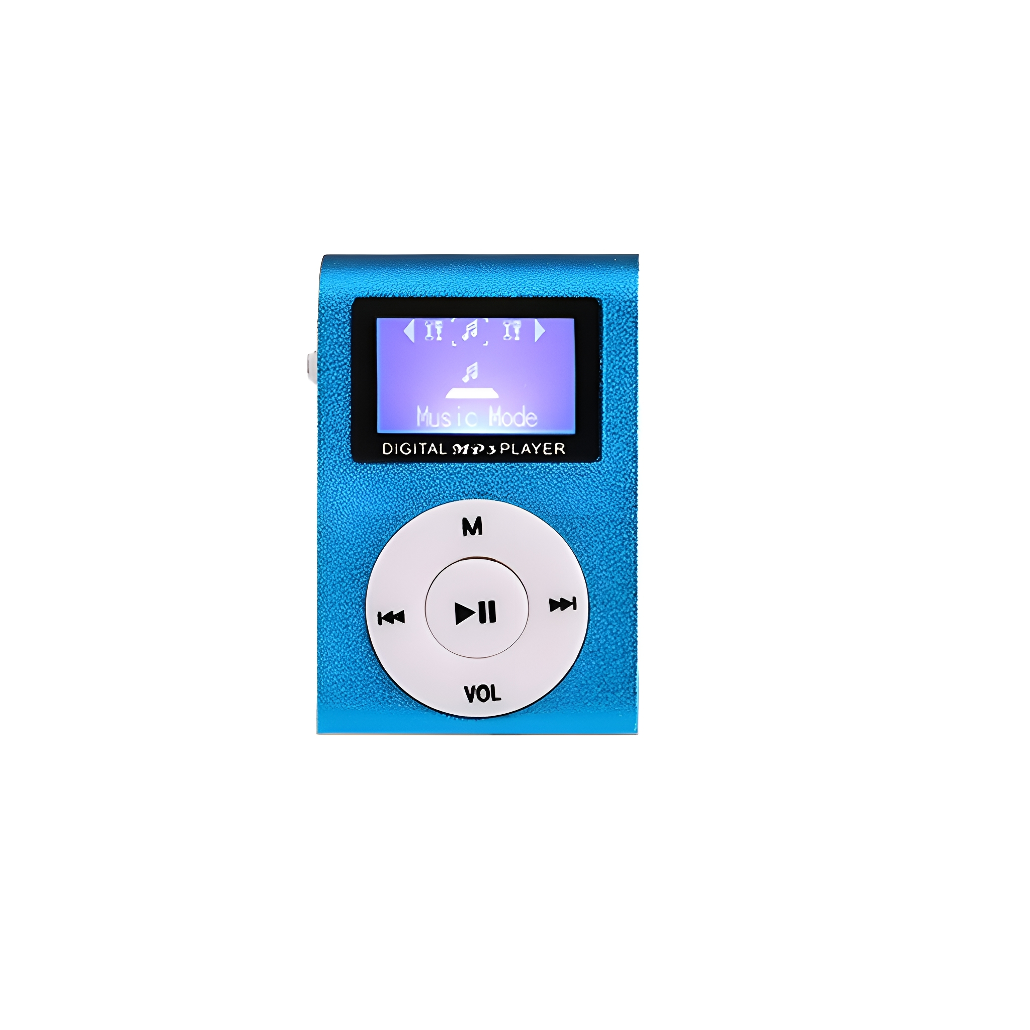 ENBAOXIN Mini Metall MP3-Player mit Clip Tragbarer MP3-Player (512 MB ...