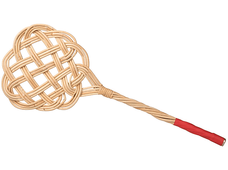 NEUSTANLO Teppichklopfer 3-fädig mit Handschutz Haushaltsartikel Natur ...