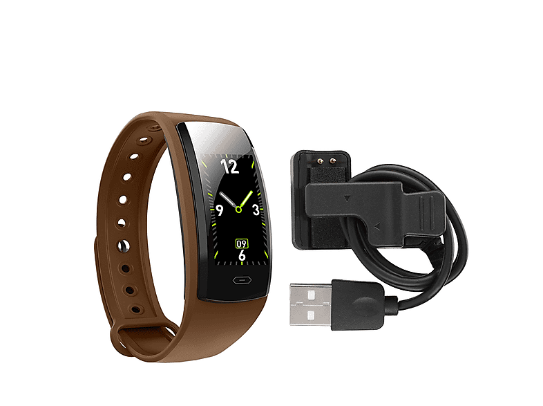 COZEVDNT Hochwertiges Material Smartwatch Silikon, Braun | MediaMarkt