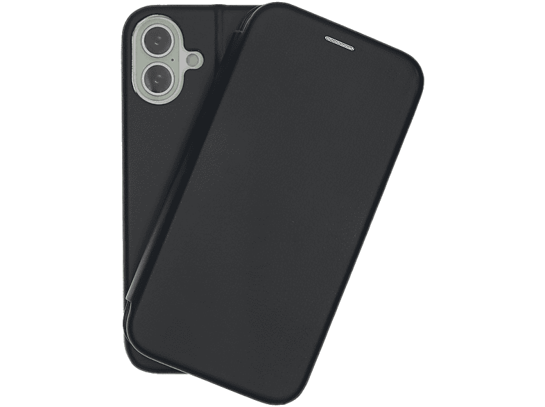 JAMCOVER Bookcase Rounded, Bookcover, Apple, iPhone 16, Schwarz ...