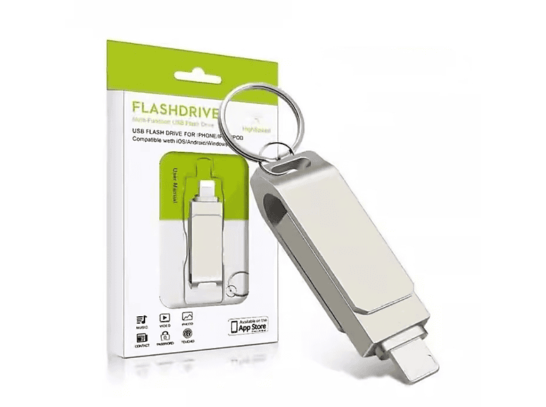 PREISKU 2-in-1 Speicherstick Flash Drive USB 3.0 iOS PC USB-Stick ...