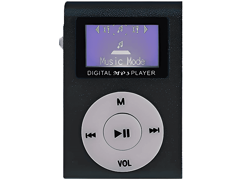 DECOME Mini MP3-Player mit Metallclip – Tragbarer Musikspieler, TF ...