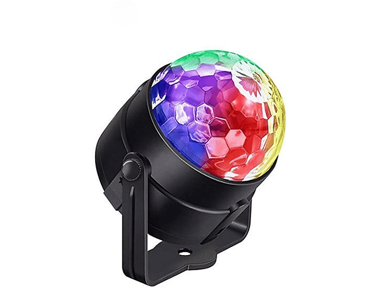 DEBUY Mini LED Discokugel mit Fernbedienung–Fünf-Farben Kristallkugel ...