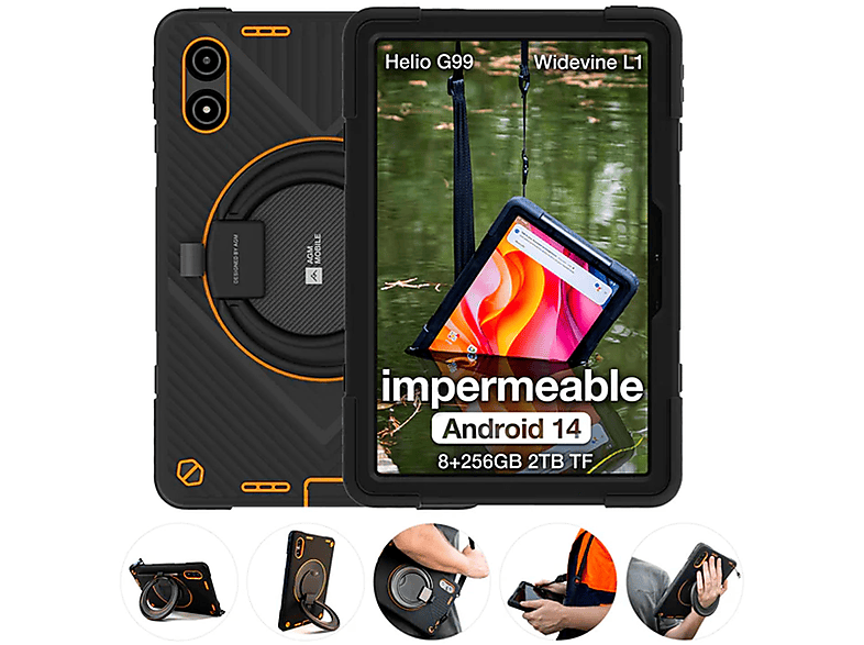 Tablet BEAFON AGM PAD P2 Active, 256 GB, 4G (LTE), 10,95 ", Grigio ...