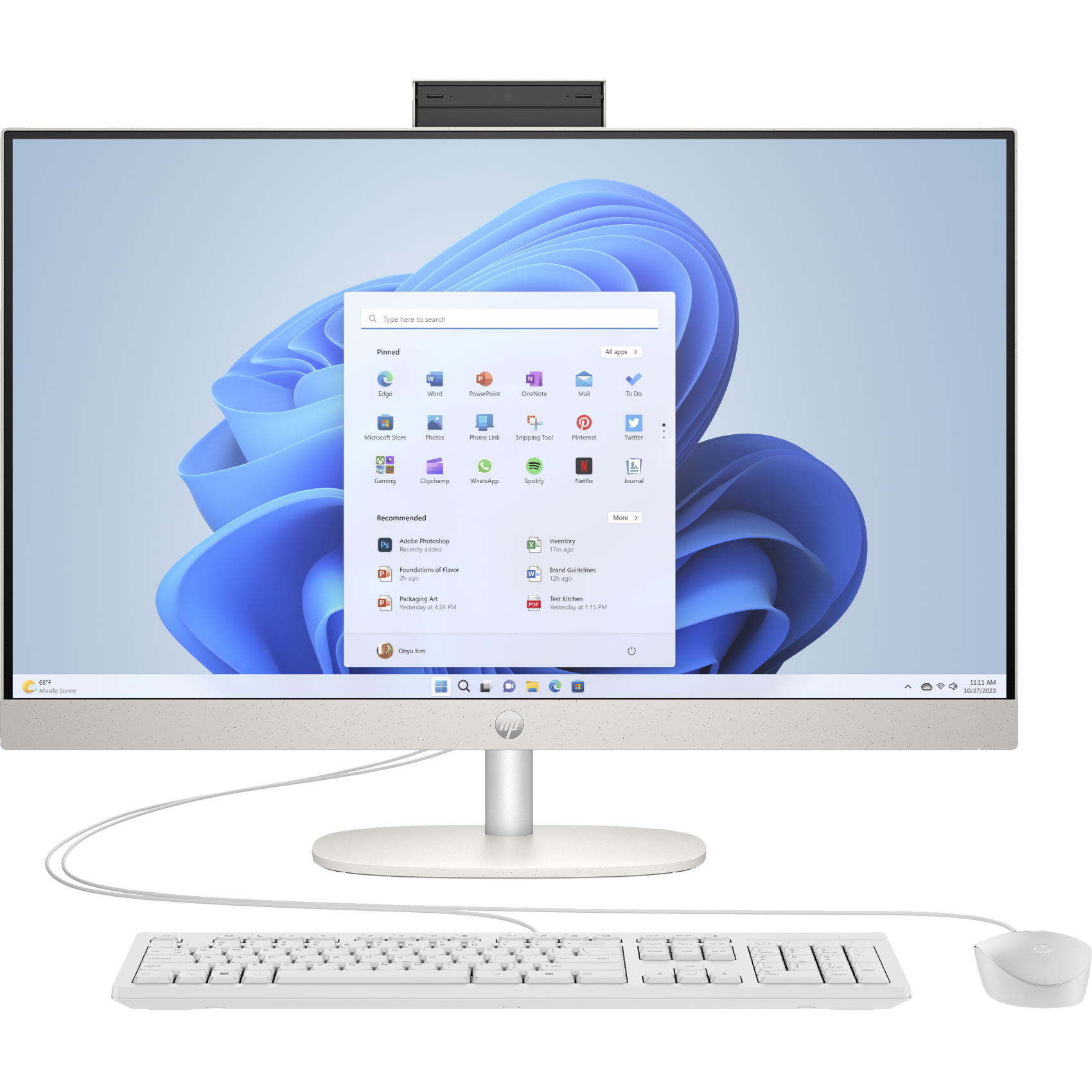 HP HP27-cr0402ng 9J3J1EA, All-in-One PCs/Workstations mit 27 Zoll ...