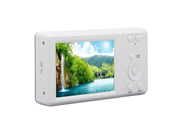 ELKUAIE 56 MP Pixel, 20-facher Zoom Digitalkamera Weiß | SATURN