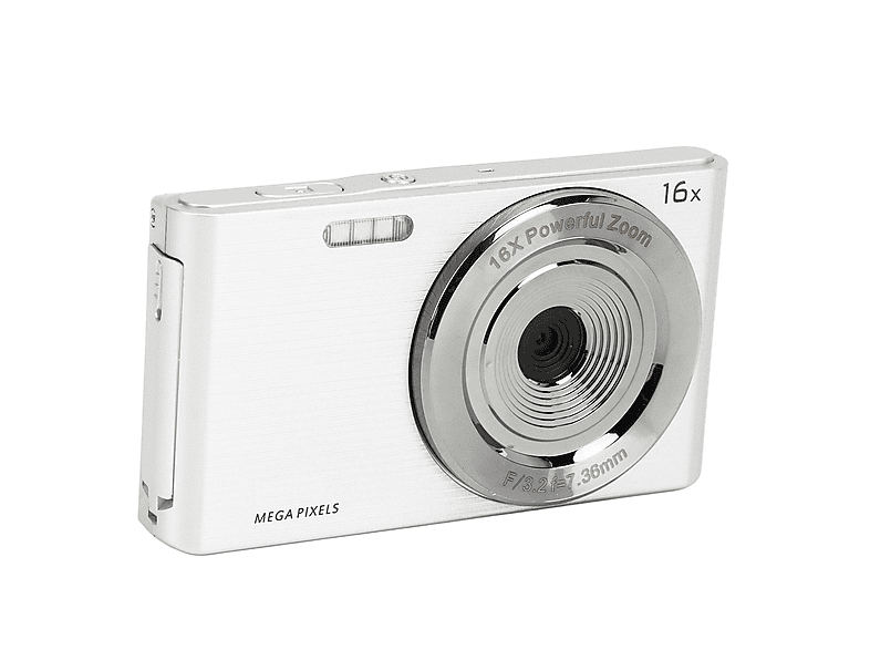 ELKUAIE 2,4-Zoll-4K-Bildstabilisierung Digitalkamera Silber | SATURN