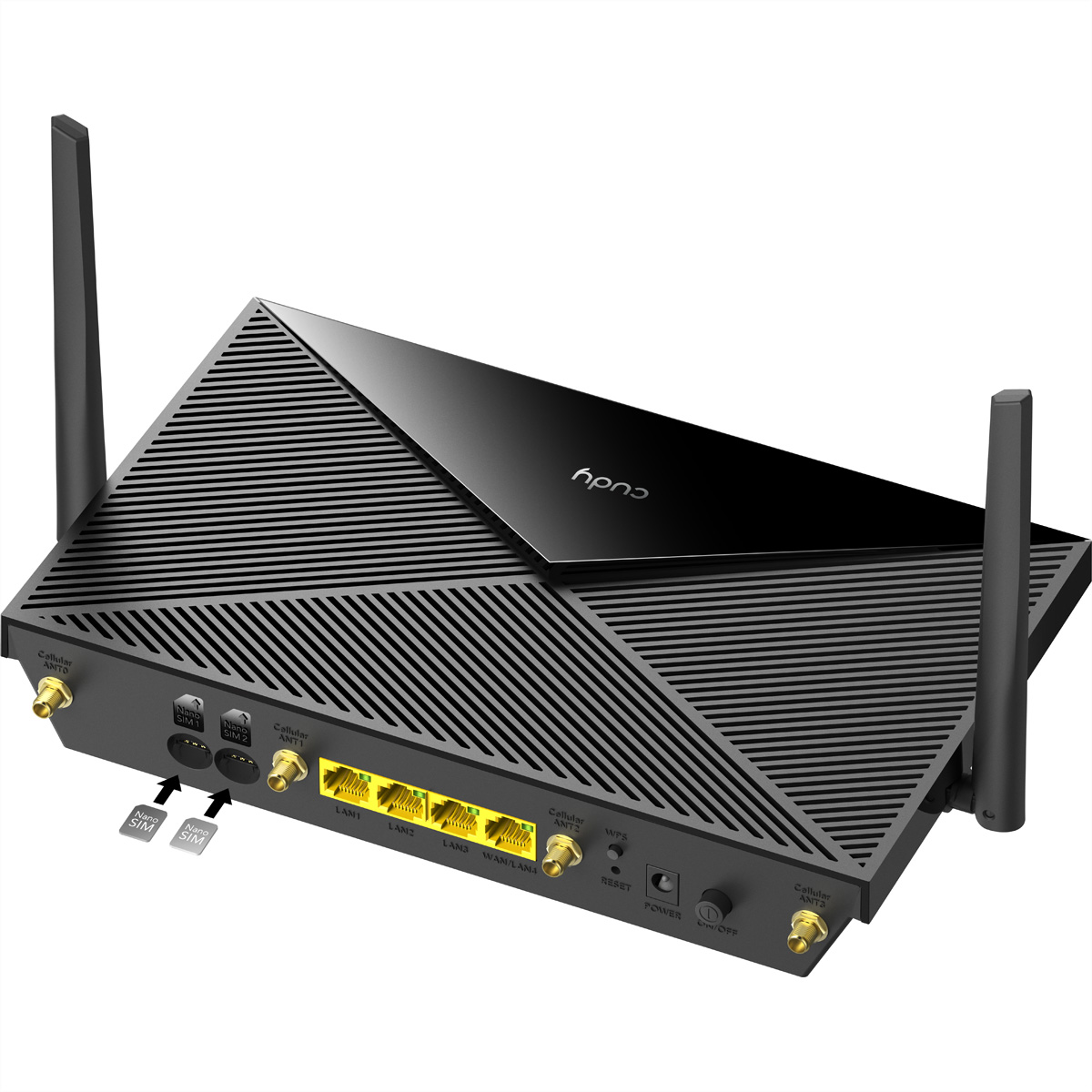 CUDY P5_EU AX3000 Wi-Fi 6 5G Mesh Router Gigabit Zelluläre Router ...