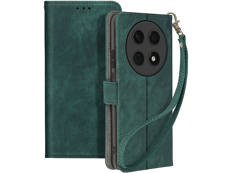 AVIZAR Strap Cover, Bookcover, Huawei, Nova 12i, Dunkelgrün | SATURN